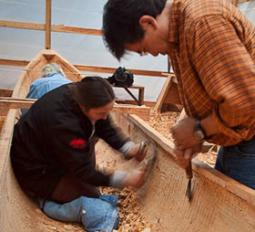 About Northwest Coast canoes